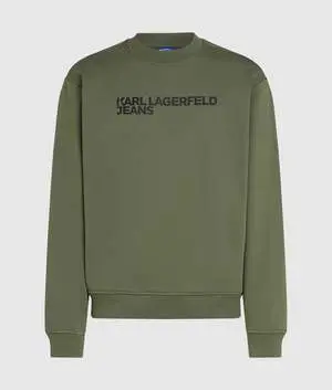 Karl Lagerfeld Regular Fit Logo Sweatshirt - Beetle