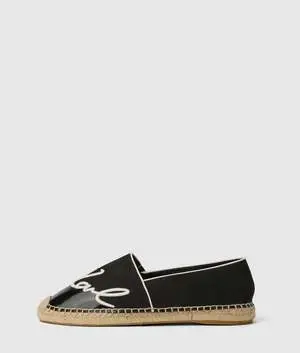 Karl Lagerfeld Kamini Signia Espadrilles - Black