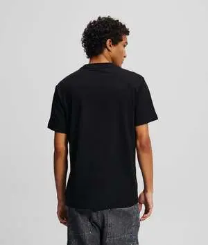 Karl Lagerfeld Monogram T-shirt - Black