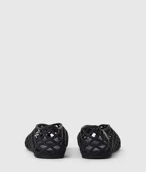 Karl Lagerfeld Matte Rubber Jelly Ballet Pumps