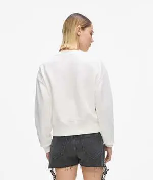 KL JEANS Monogram Sweatshirt - White