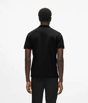 Karl Lagerfeld Square-button Polo Shirt