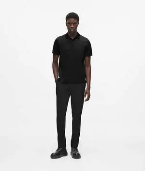 Karl Lagerfeld Square-button Polo Shirt