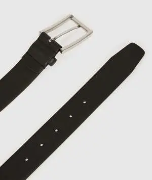 Karl Lagerfeld Monogram Leather Belt