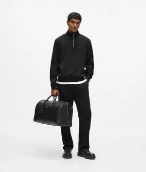 Karl Lagerfeld Quarter-zip Sweatshirt - Black