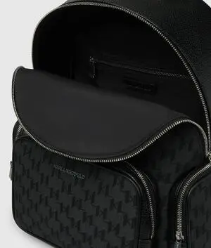 Karl Lagerfeld K/monogram Jacquard Backpack