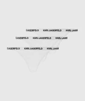 Karl Lagerfeld Logo Brazilian Briefs – 3-pack - White
