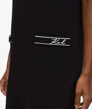 Karl Lagerfeld Piped T-shirt Dress