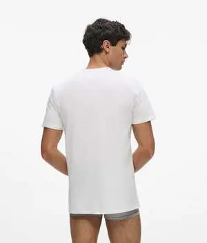 Karl Lagerfeld Logo T-shirt – 2-pack - White