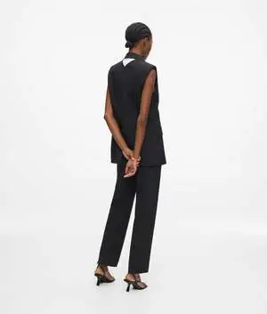 Karl Lagerfeld Tailored Slim Fit Pants - Black