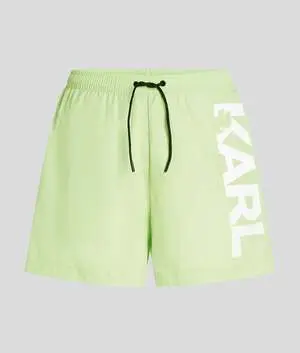 Karl Lagerfeld Logo Boardshorts - Gleam