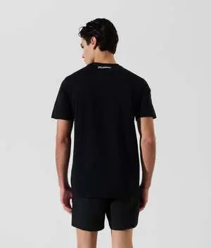 Karl Lagerfeld Logo Beach T-shirt - Black
