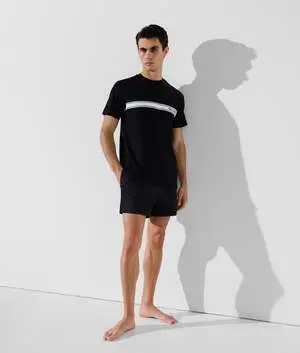 Karl Lagerfeld Logo Beach T-shirt - Black