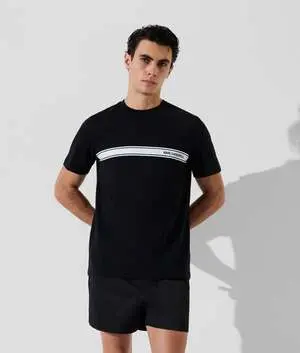 Karl Lagerfeld Logo Beach T-shirt - Black
