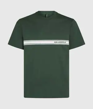 Karl Lagerfeld Logo Beach T-shirt - Deep Forest