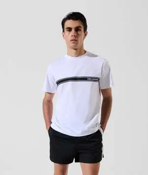 Karl Lagerfeld Logo Beach T-shirt - White