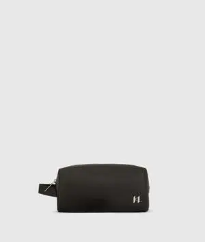 Karl Lagerfeld K/monogram Leather Wash Bag - Black