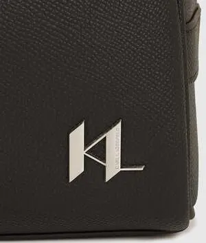 Karl Lagerfeld K/monogram Leather Wash Bag