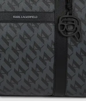 Karl Lagerfeld Ikon Monogram Weekender Bag