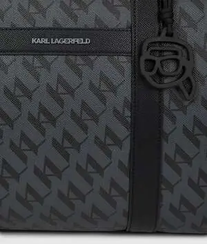 Karl Lagerfeld Ikon Monogram Weekender Bag
