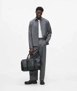 Karl Lagerfeld Ikon Monogram Weekender Bag