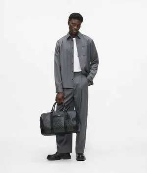 Karl Lagerfeld Ikon Monogram Weekender Bag
