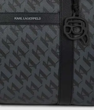 Karl Lagerfeld Ikon Monogram Weekender Bag