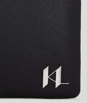 Karl Lagerfeld K/monogram Leather Pouch