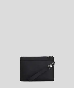Karl Lagerfeld K/monogram Leather Pouch