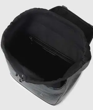 Karl Lagerfeld Ikon Monogram Technical Leather Backpack