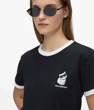 Karl Lagerfeld Ikon Choupette Slim-fit T-shirt