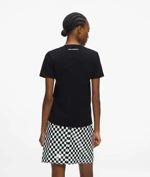 Karl Lagerfeld Illustrated Portrait T-shirt - Black
