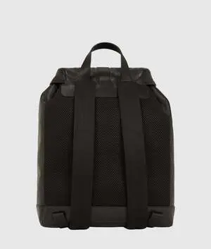 Karl Lagerfeld K/loom Leather Backpack With Monogram Embossing
