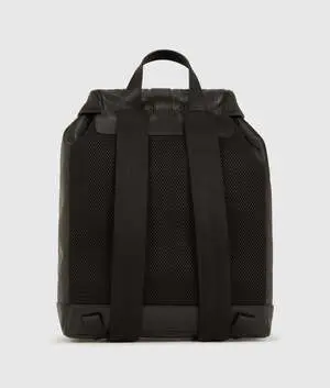 Karl Lagerfeld K/loom Leather Backpack With Monogram Embossing
