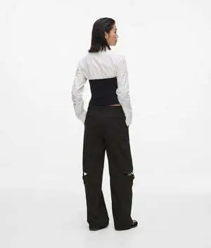 KL JEANS Jeans Buckled Cut-out Tailored Pants
