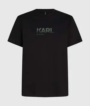 Karl Lagerfeld Ombré Logo Beach T-shirt