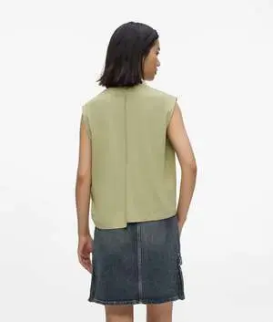 KL JEANS Jeans Seam Detail Tank Top - Tea