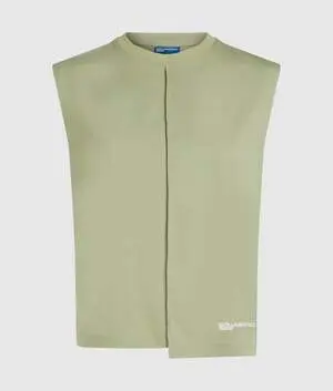 KL JEANS Jeans Seam Detail Tank Top - Tea