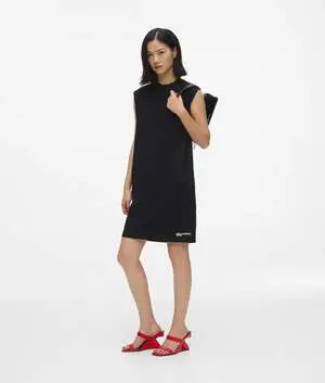 KL JEANS Jeans Raised Seam Tank Dress - Black