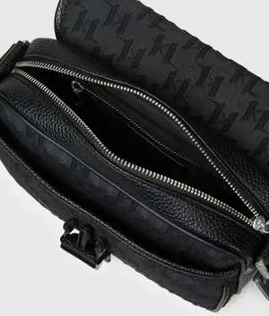 Karl Lagerfeld K/monogram Jacquard Messenger Bag