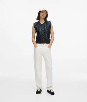 KL JEANS Jeans Cropped Cable Knit Vest