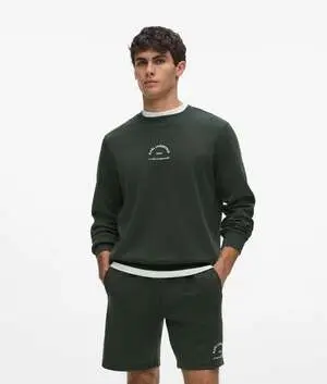 Karl Lagerfeld Rue St-guillaume Crewneck Sweatshirt - Thyme