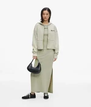 KL JEANS Jeans Washed Ribbed Tank Maxi Dress With Side Slits