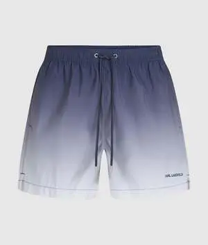 Karl Lagerfeld Ombré Medium Boardshorts - Peacoat