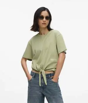KL JEANS Regular Fit Tie Detail T-shirt - Tea
