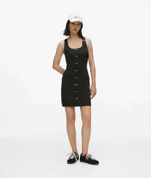 KL JEANS Jeans Sleeveless Racerback Dress - Black