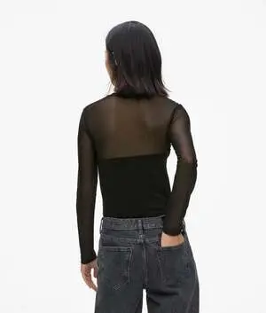 KL JEANS Jeans Mesh Corset Top