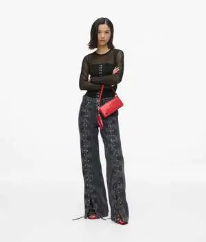 KL JEANS Jeans Mesh Corset Top