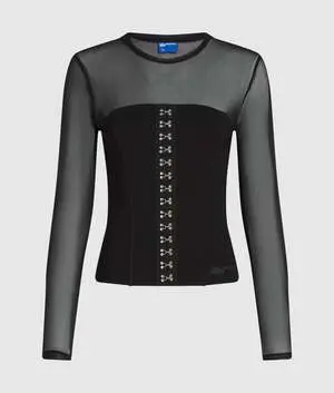 KL JEANS Jeans Mesh Corset Top