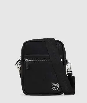 Karl Lagerfeld Ikon Outline Crossbody Bag - Black